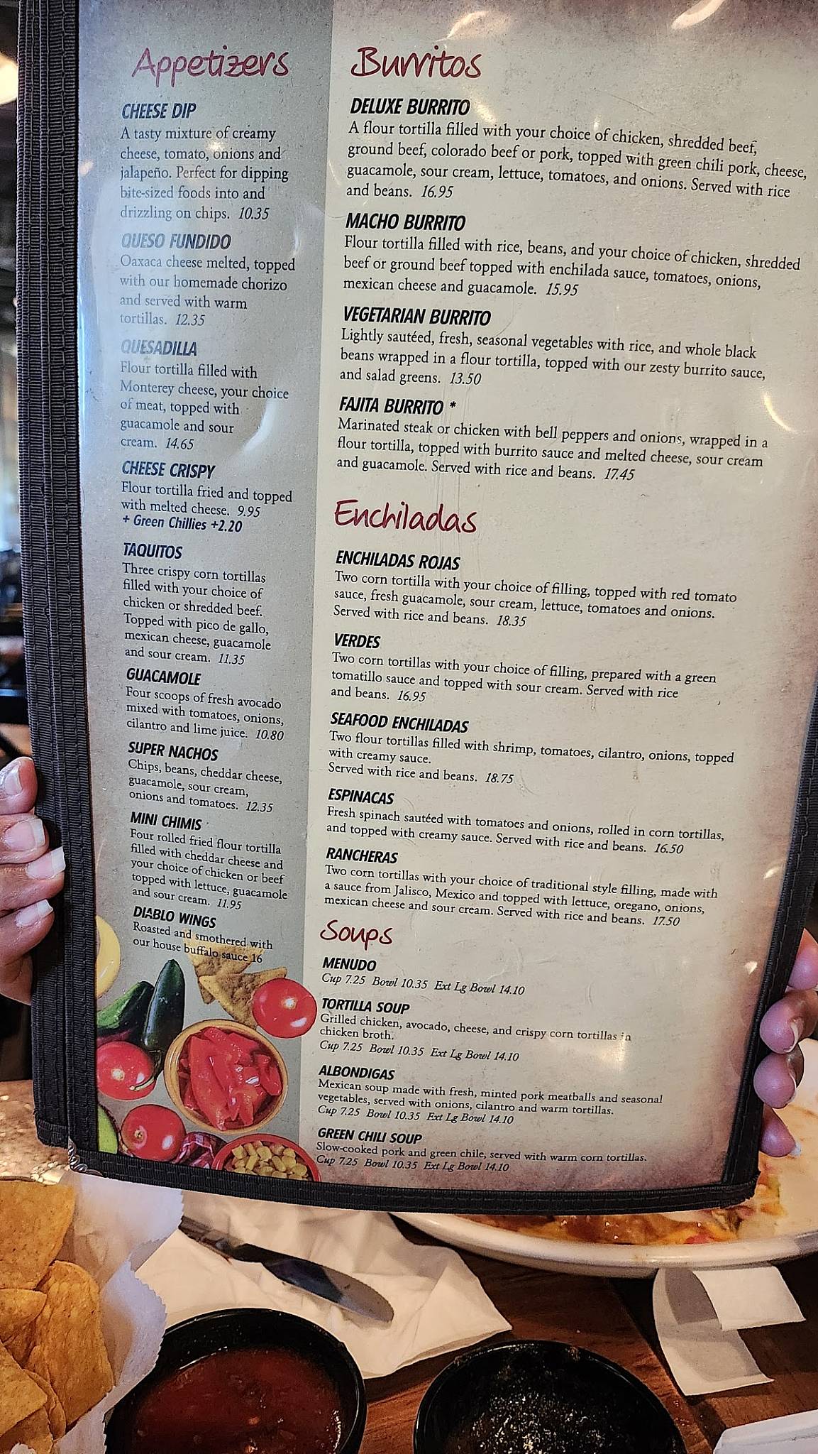 Menu at Rancho Rustico Restaurant, Tucson, E Old Vail Rd