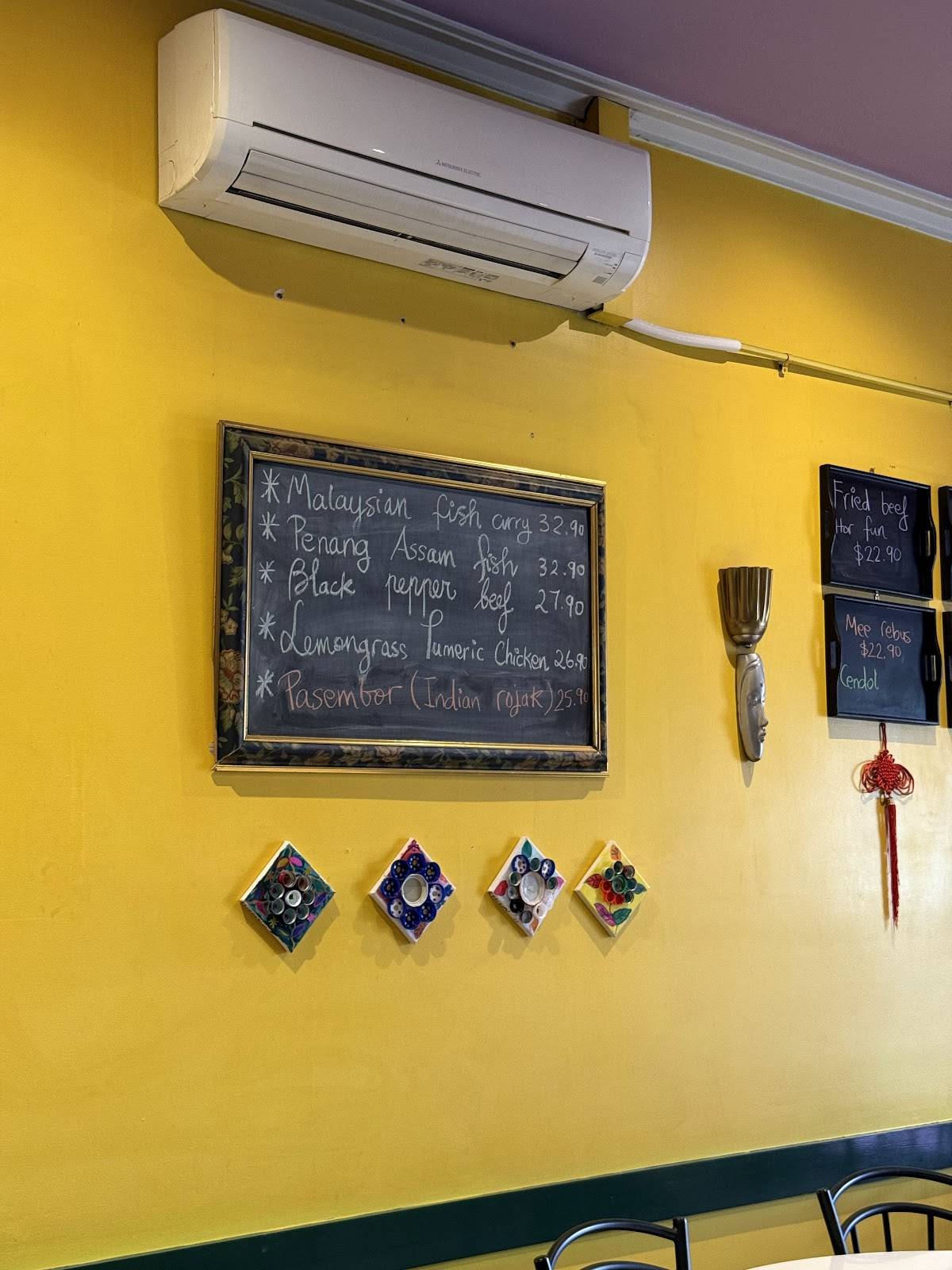Menu at Rasa Rasa restaurant, Malvern East