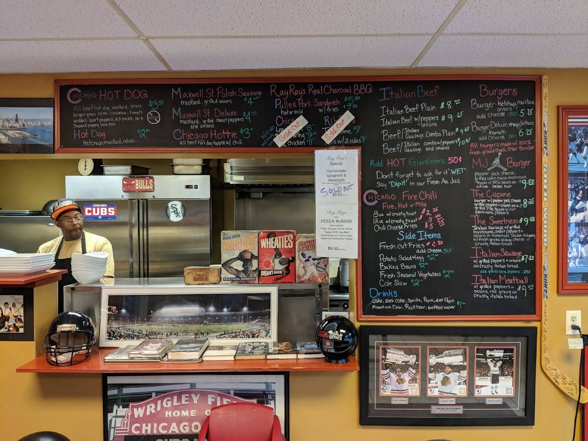 Menu at Ray Ray's Italian Beef & Sausage BBQ, Kalamazoo