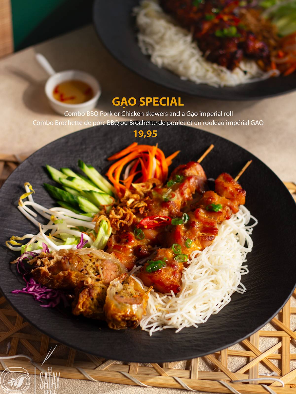 Menu at Red Satay Grill restaurant, Moncton