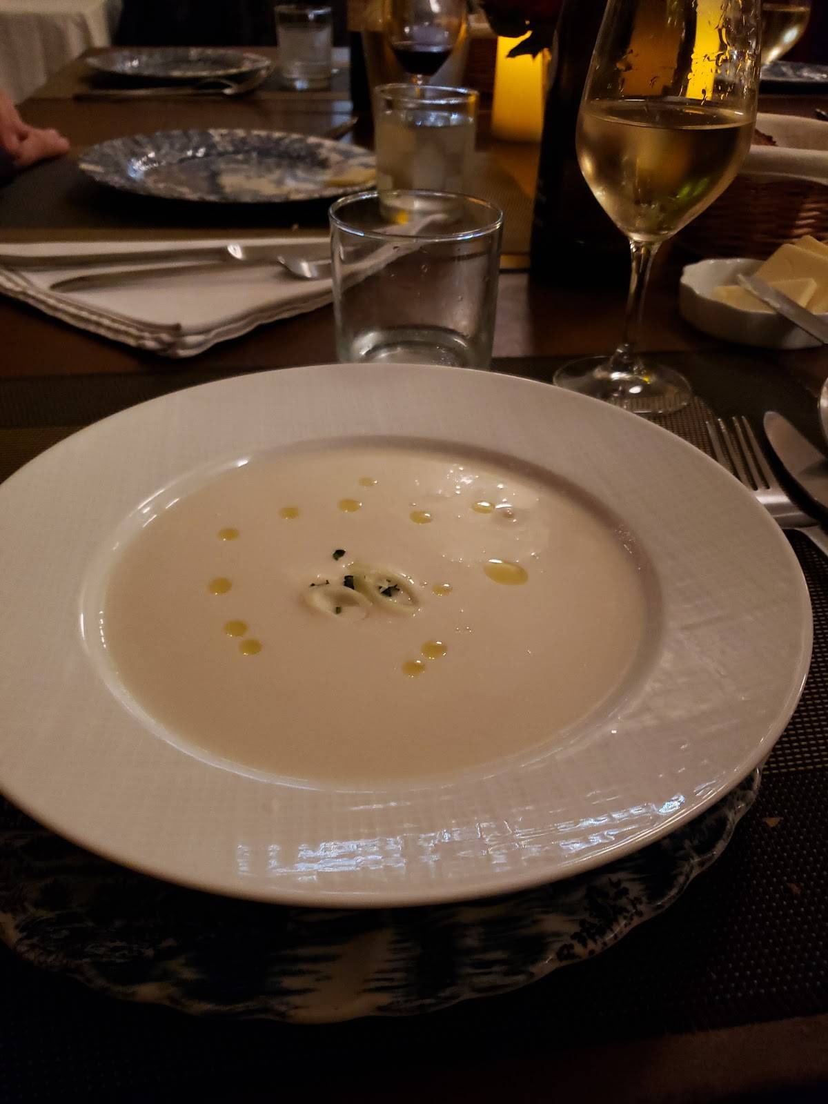 Menu at Reed restaurant, Paris