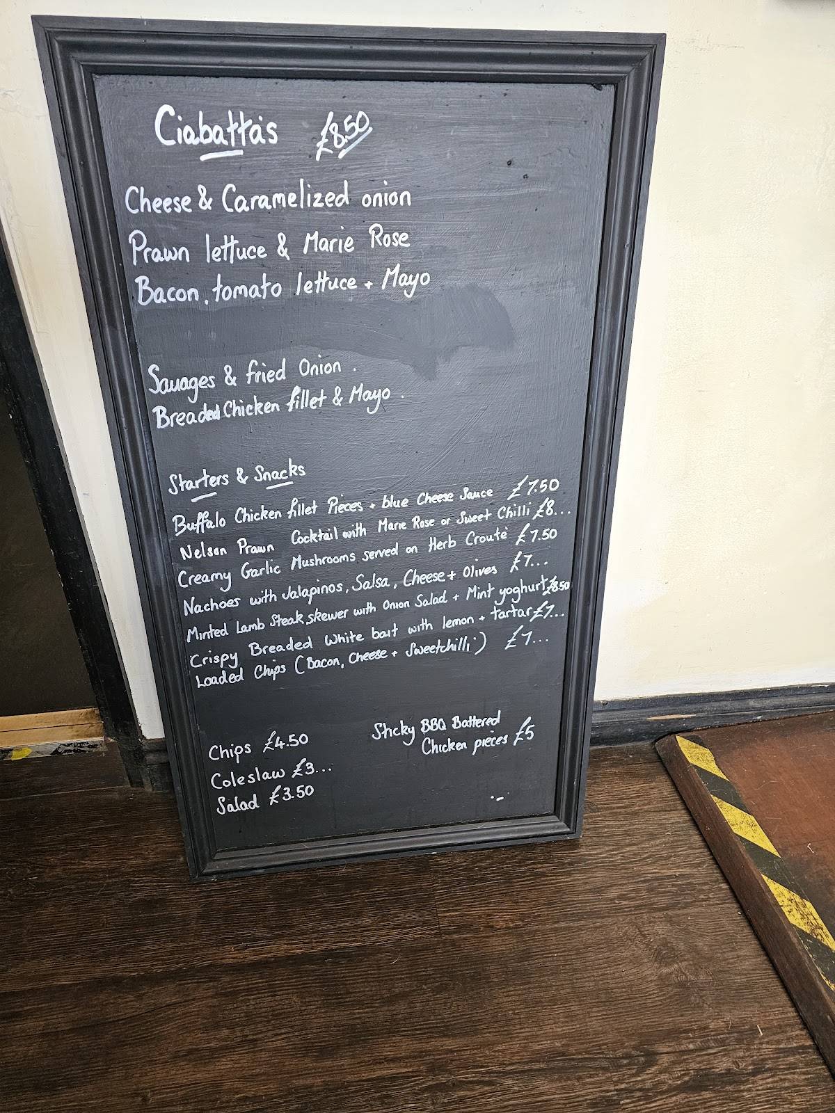 Menu at The Lord Nelson pub & bar, Reedham