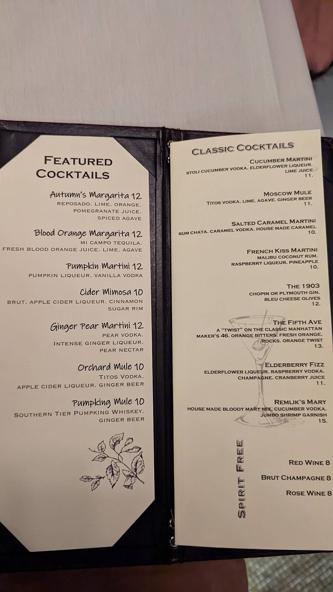 Menu at Remlik's Grille & Oyster Bar, Binghamton