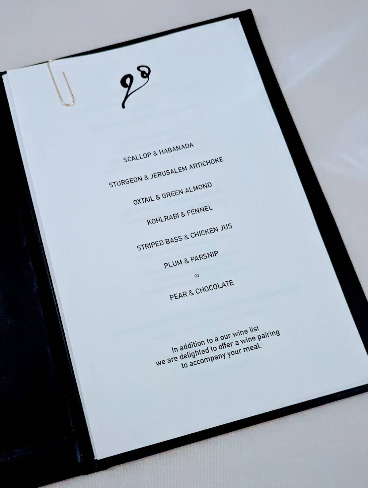 Menu at Restaurant 20 Victoria, Toronto