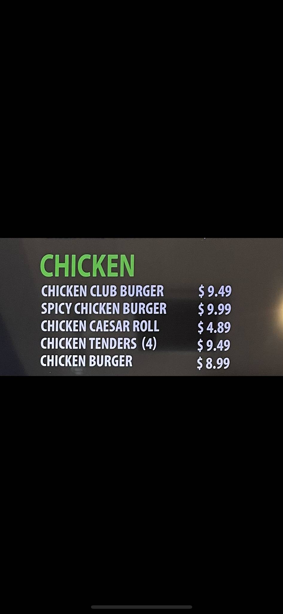 Menu at Big Bites Kingston restaurant, Kingston