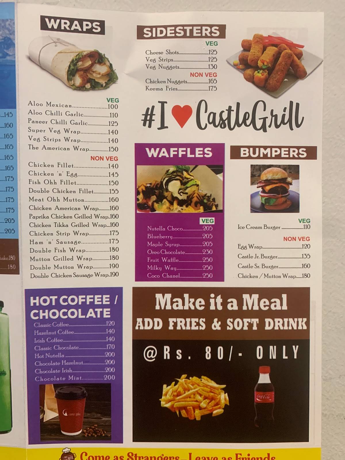 Menu at Castle Grill Sirhind, Sirhind