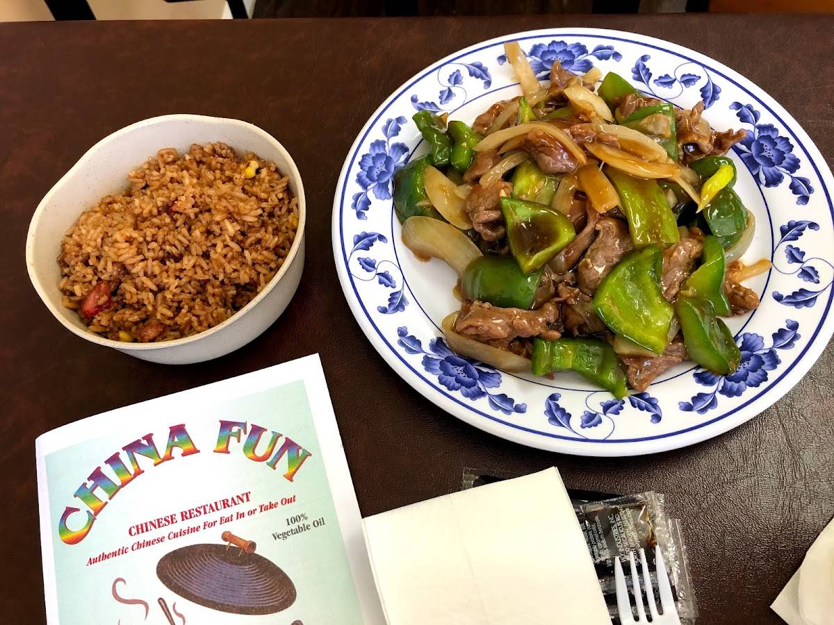 Menu at China Fun Restaurant, Pace