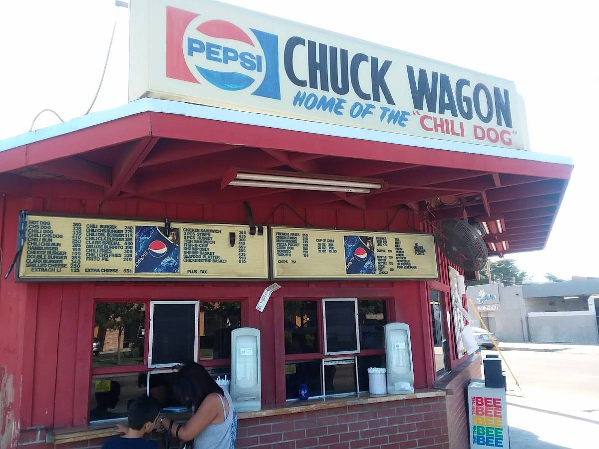 Menu at Chuck Wagon restaurant, Sanger