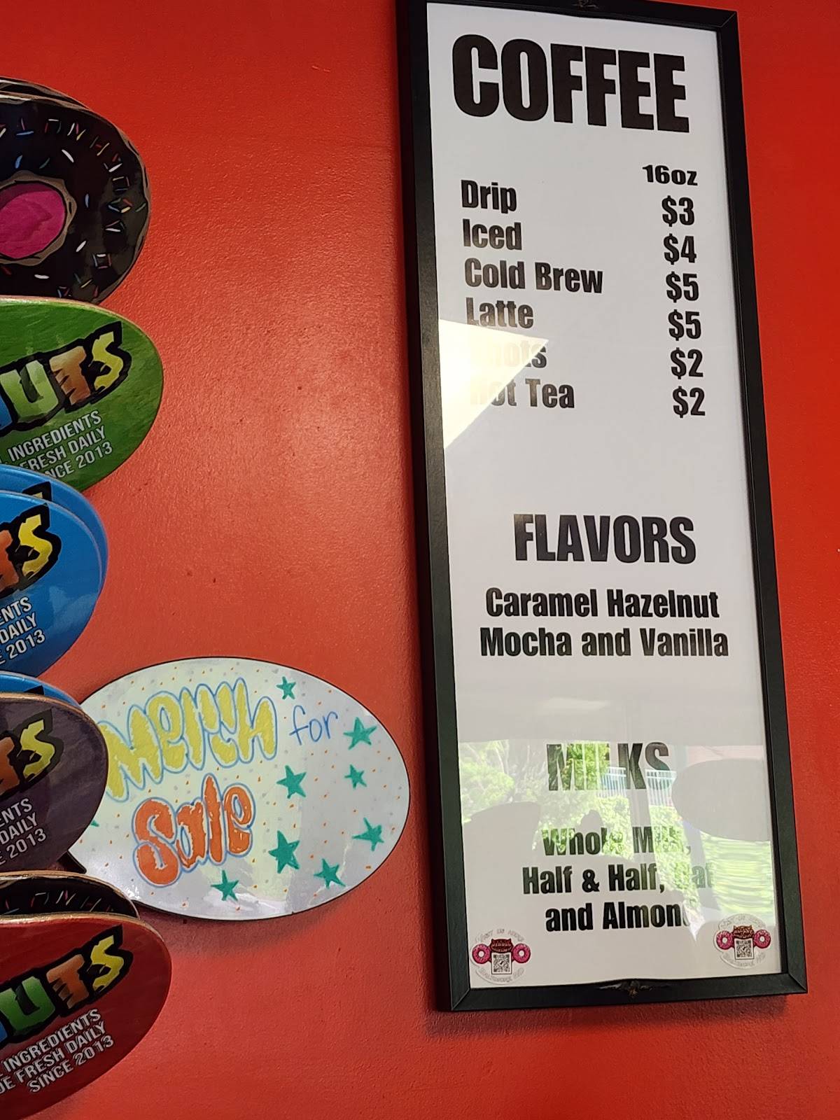 Menu at Diablo Doughnuts restaurant, Overlea, Belair Rd Suite 101