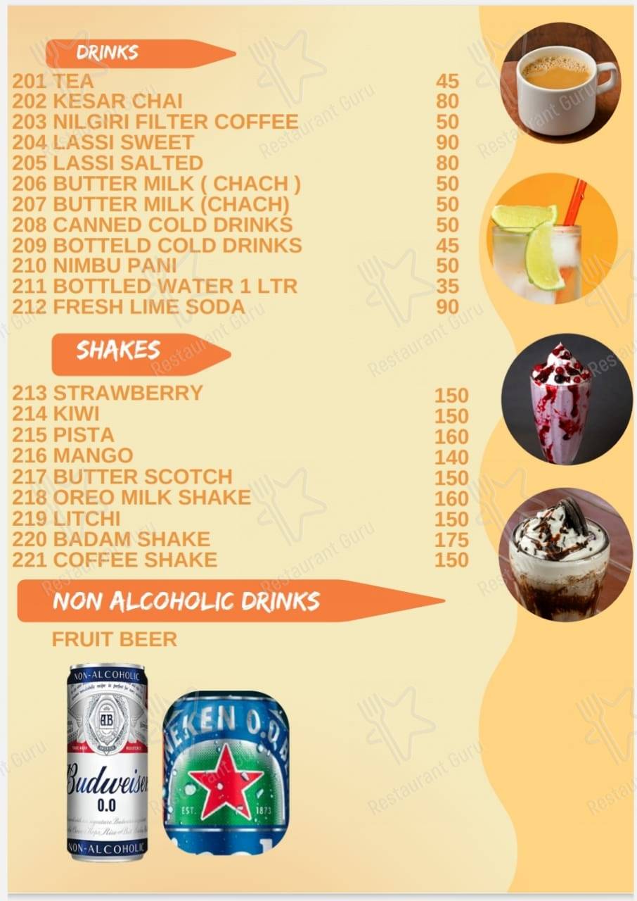 Menu at Dosa Vee And Restaurant, Chamba