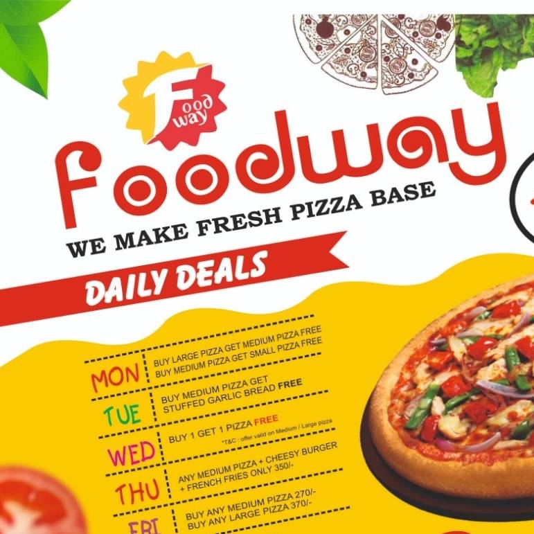 Menu at Foodway, Qadian