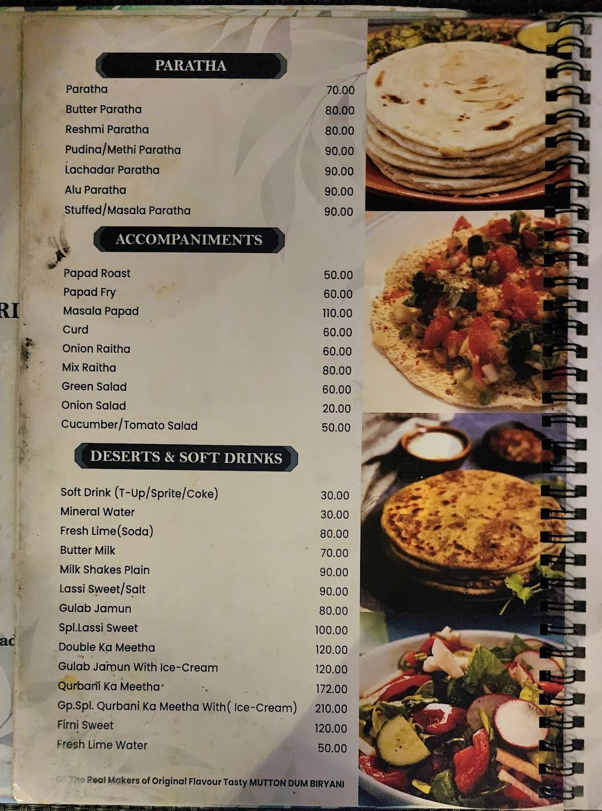 Menu at Golden Pavilion Family Restaurant, Vijayawada