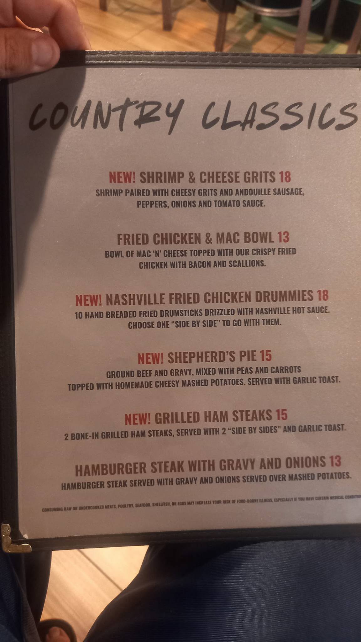 Menu at Jabbers Hometown Grill restaurant, Cocoa