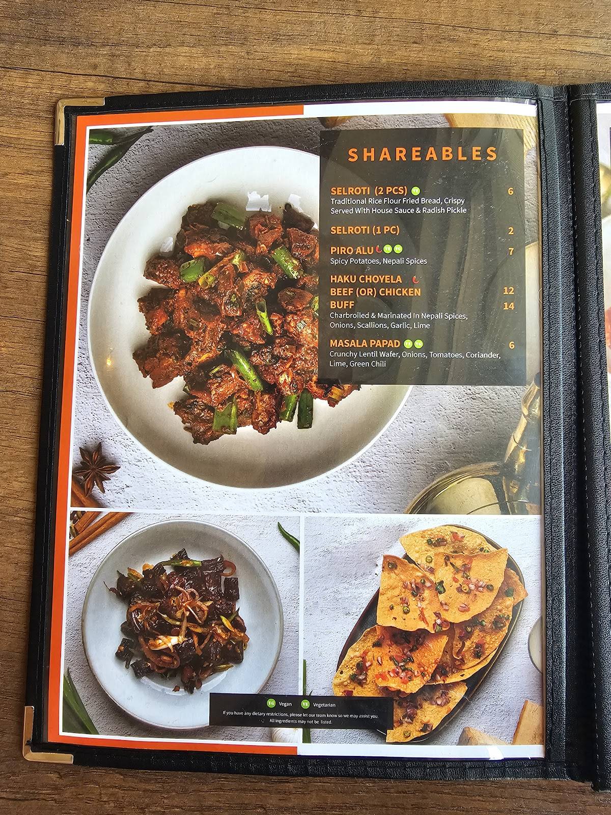 Menu au Jimbu Himalayan Thakali Kitchen - Nepali Restaurant in Toronto ...