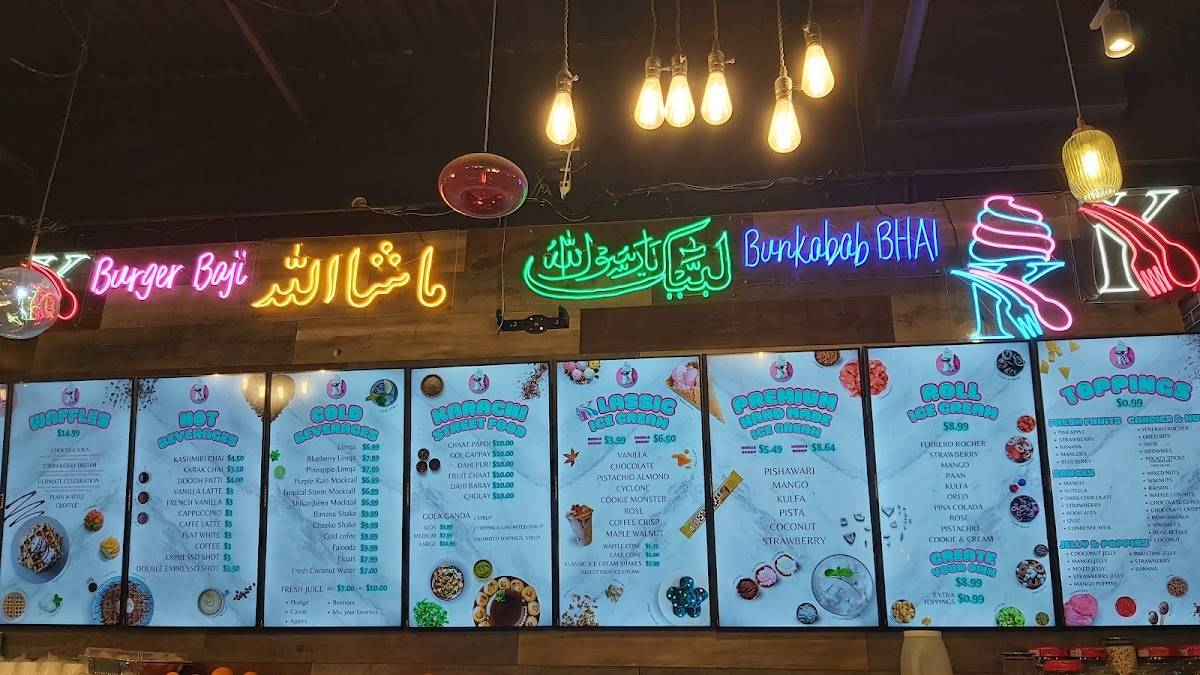 Menu at Karachi Food Court restaurant, Mississauga
