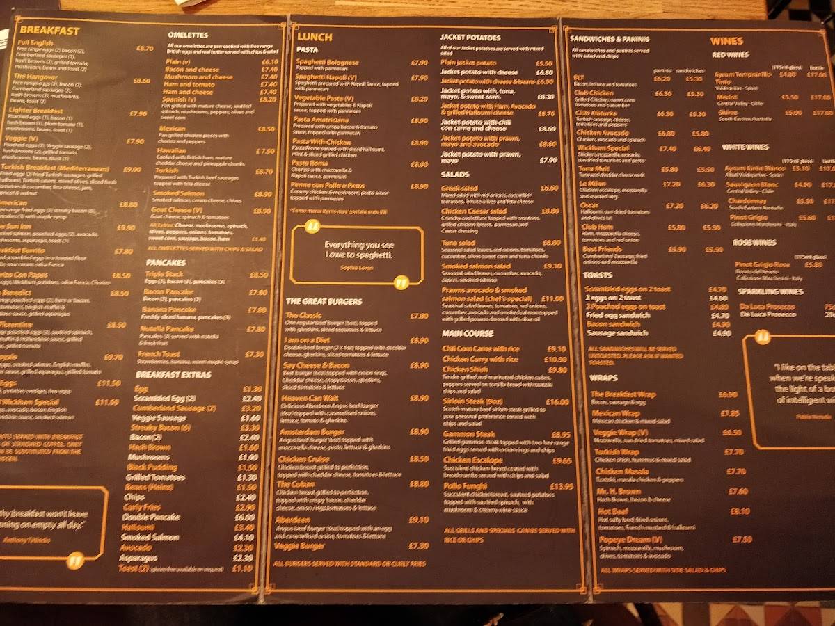 Menu at Kitchen West Wickham restaurant, West Wickham, 81 High St