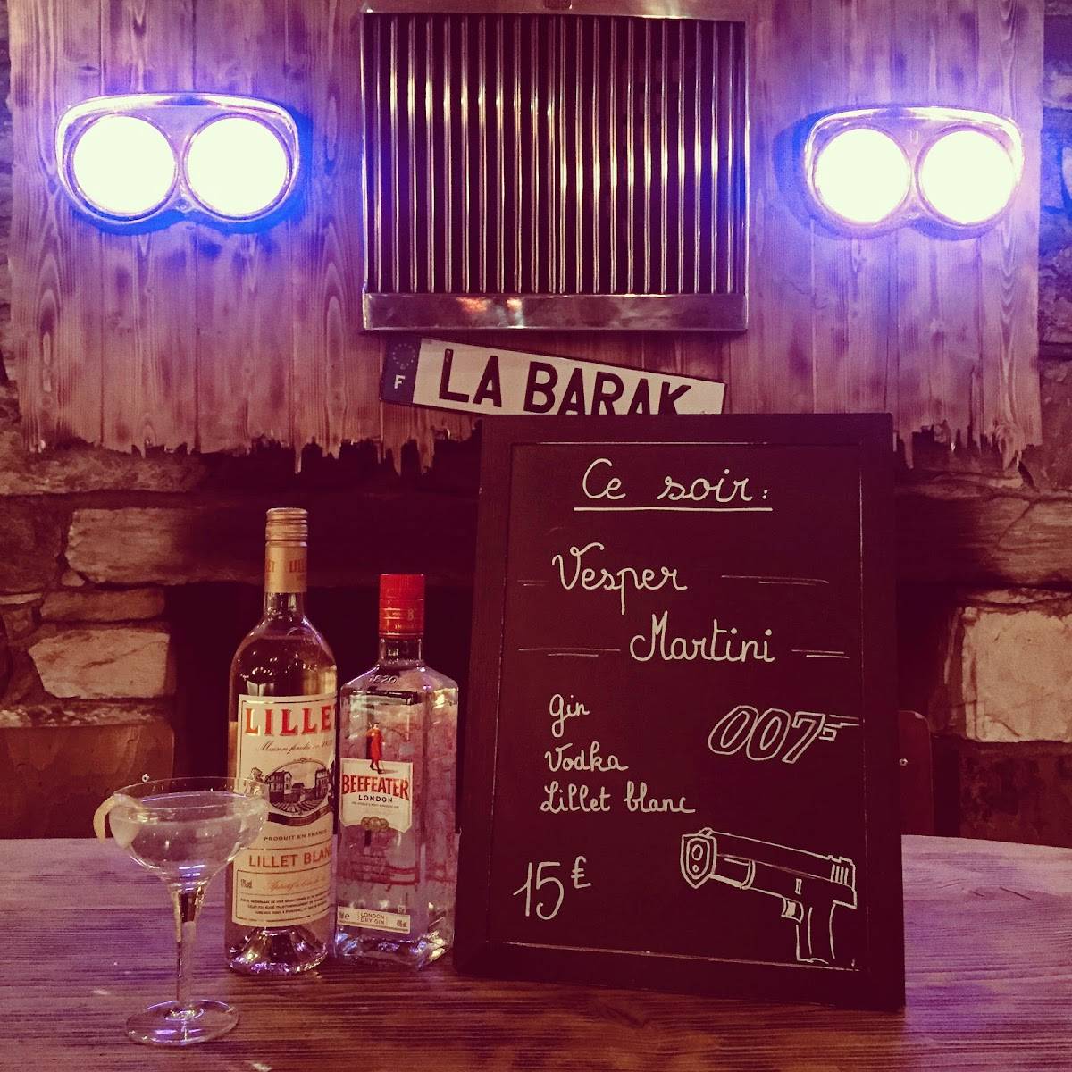 Menu at Restaurant La Baraque - Val d'Isère, Val-d'Isère, 137 Av. Olympique
