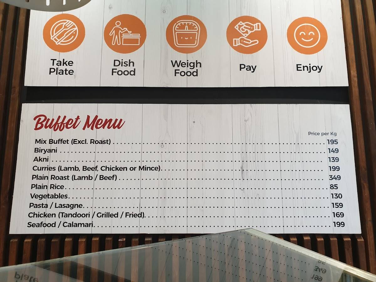 Menu at Lady Bee restaurant, Cape Town, Kromboom Rd