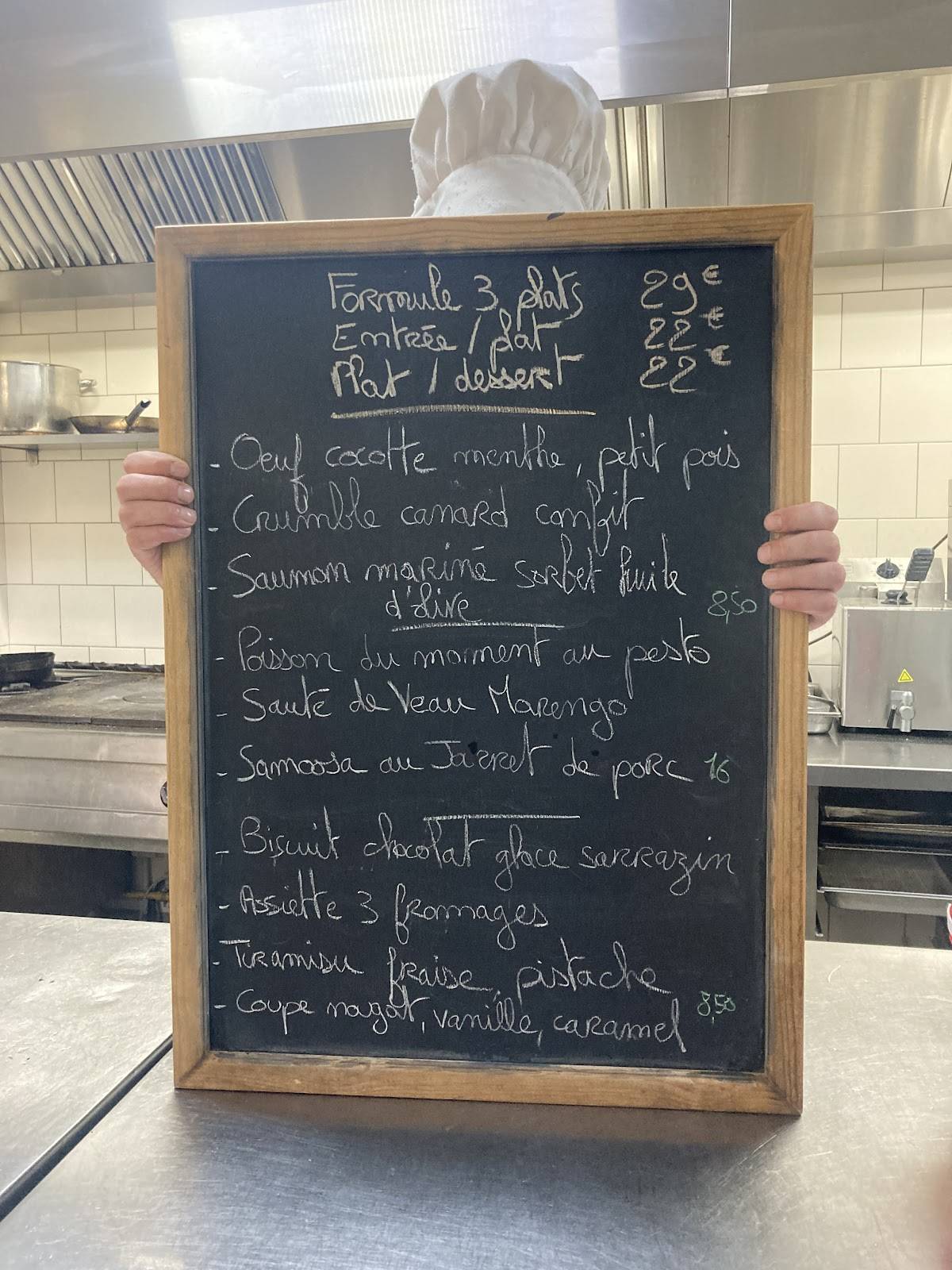 Menu au Le Verger restaurant, Plancoët