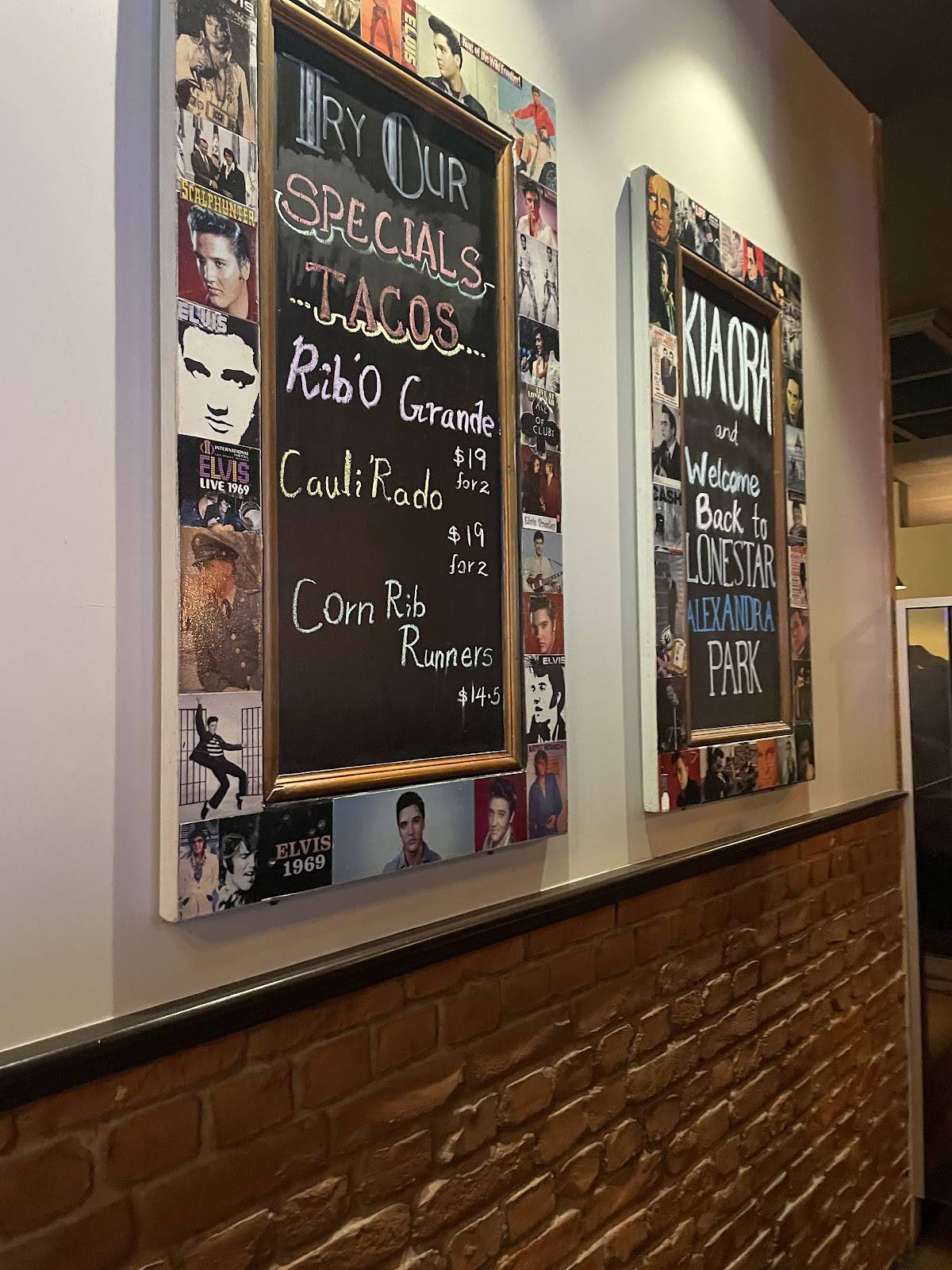 Menu at Lone Star Alexandra Park restaurant, Auckland, 223 Green Ln W
