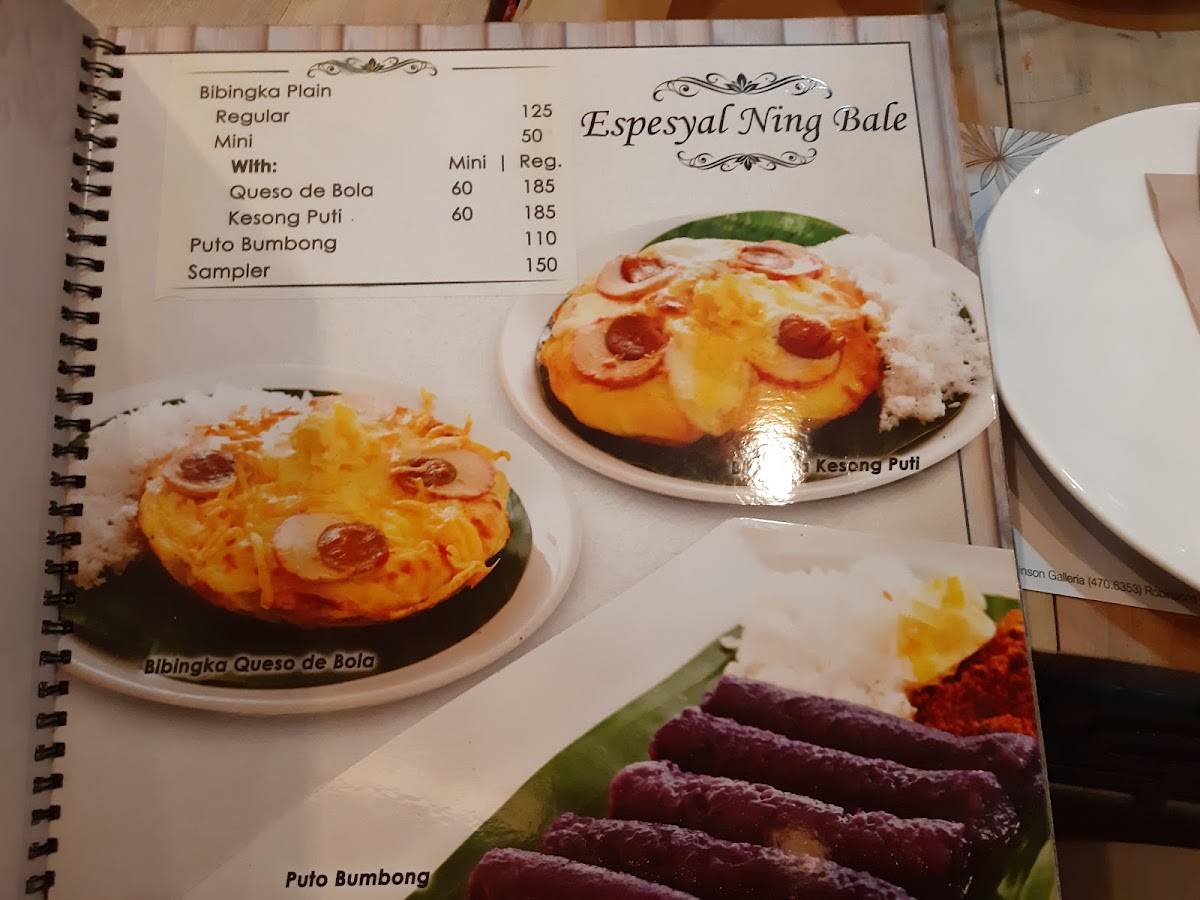 Menu at Mangan restaurant, Quezon City, Ortigas Ave