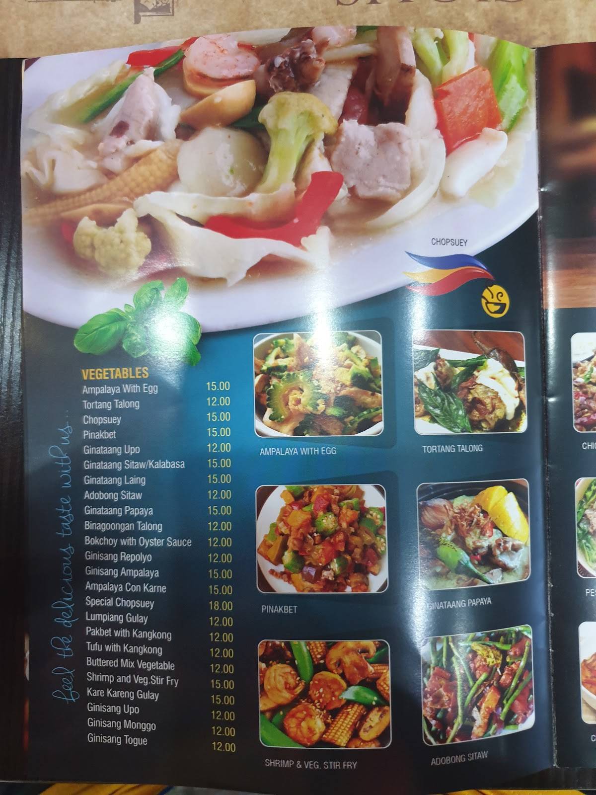 Menu at Manila Pinoy Restaurant And Bakery, Abu Dhabi, E18-02