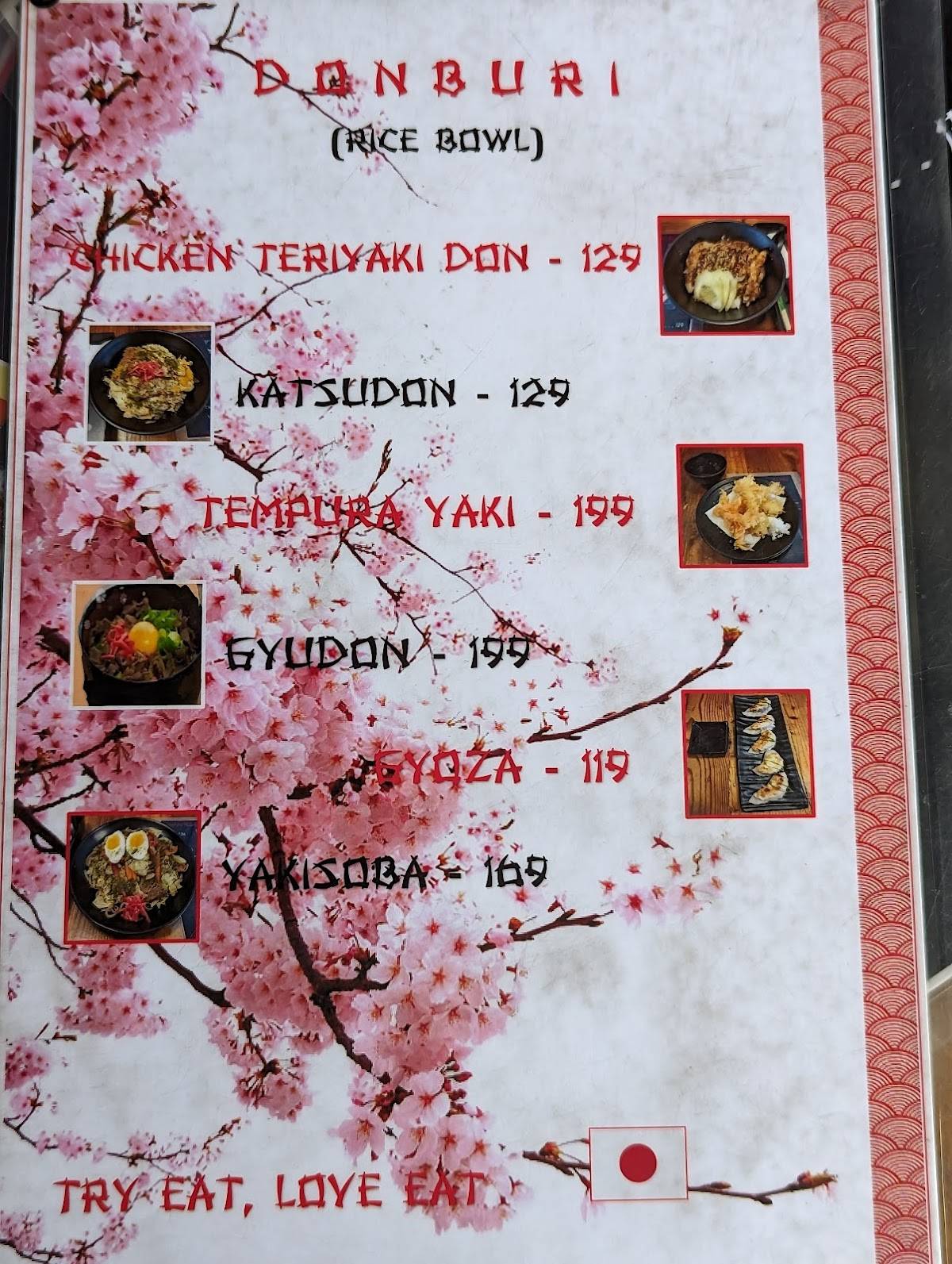 Menu at Mapa Ramen restaurant, Quezon City, 1102 Kamias Rd