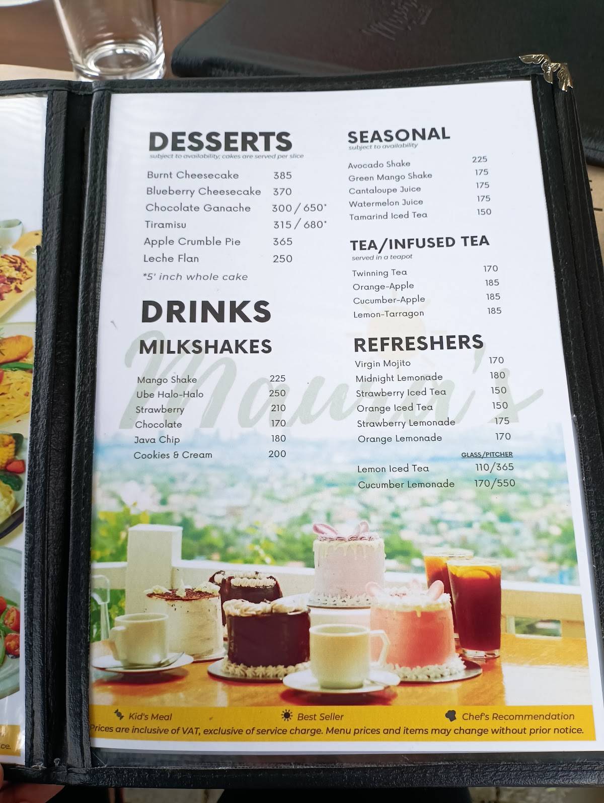 Menu at Maura's Place by Mela and Mai restaurant, Antipolo