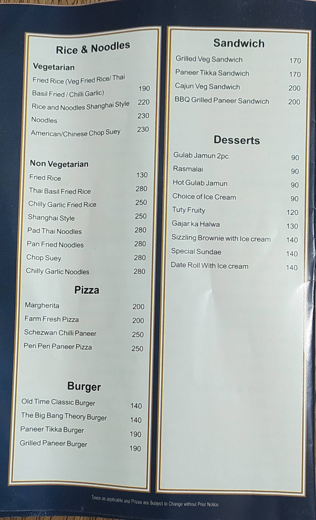 Menu at Moti Mahal Delux Restaurant Gaya, Gaya