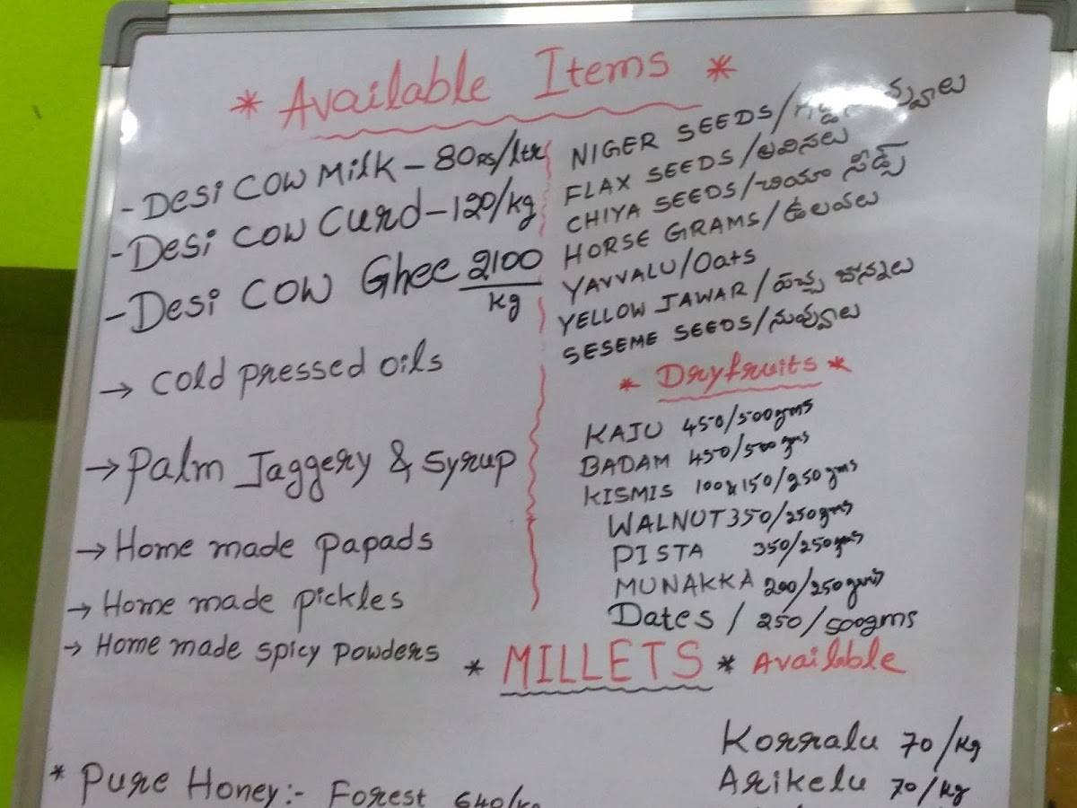 Menu at NAYA Tiffins-Meals-Millets(Pure Veg), Hyderabad