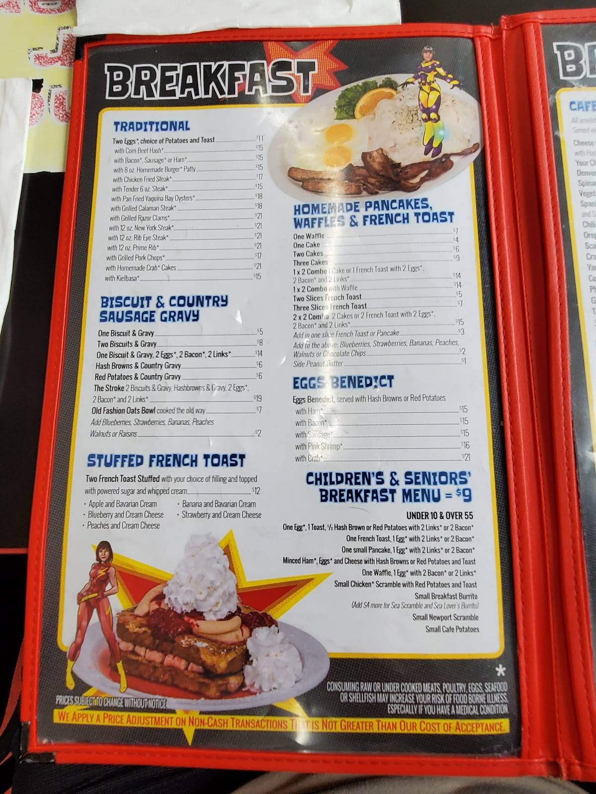 Menu at Newport Cafe, Newport