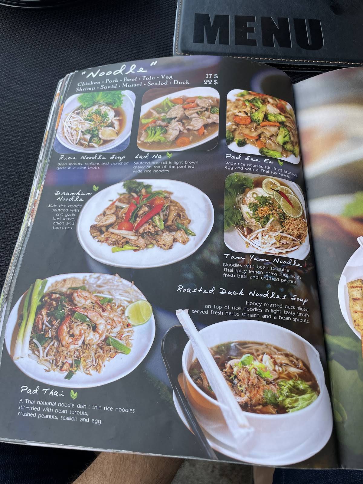 Carta de PINTO Thai Culpeper Restaurant & Bar, Culpeper