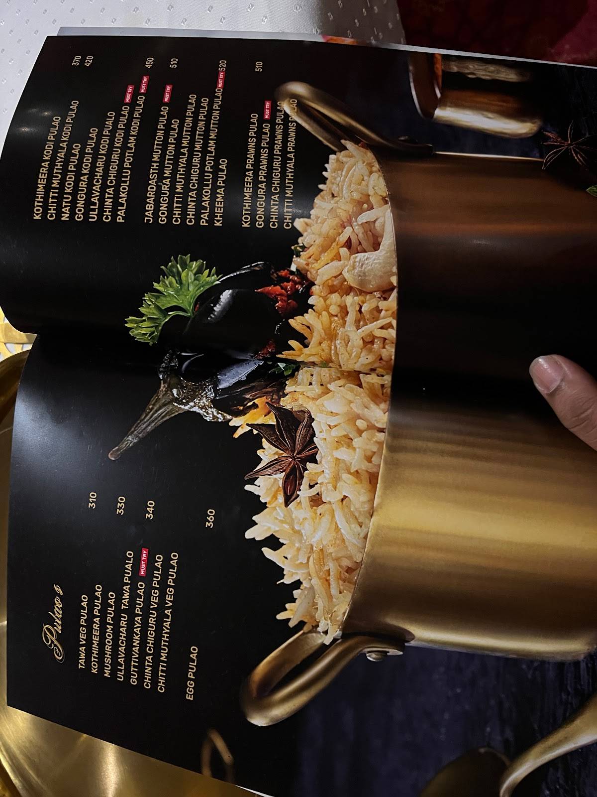 Menu at Pakka Local Hitech City, Hyderabad