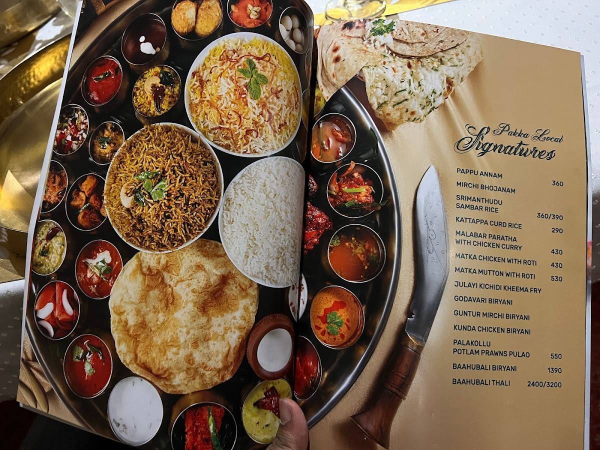 Menu at Pakka Local Hitech City, Hyderabad