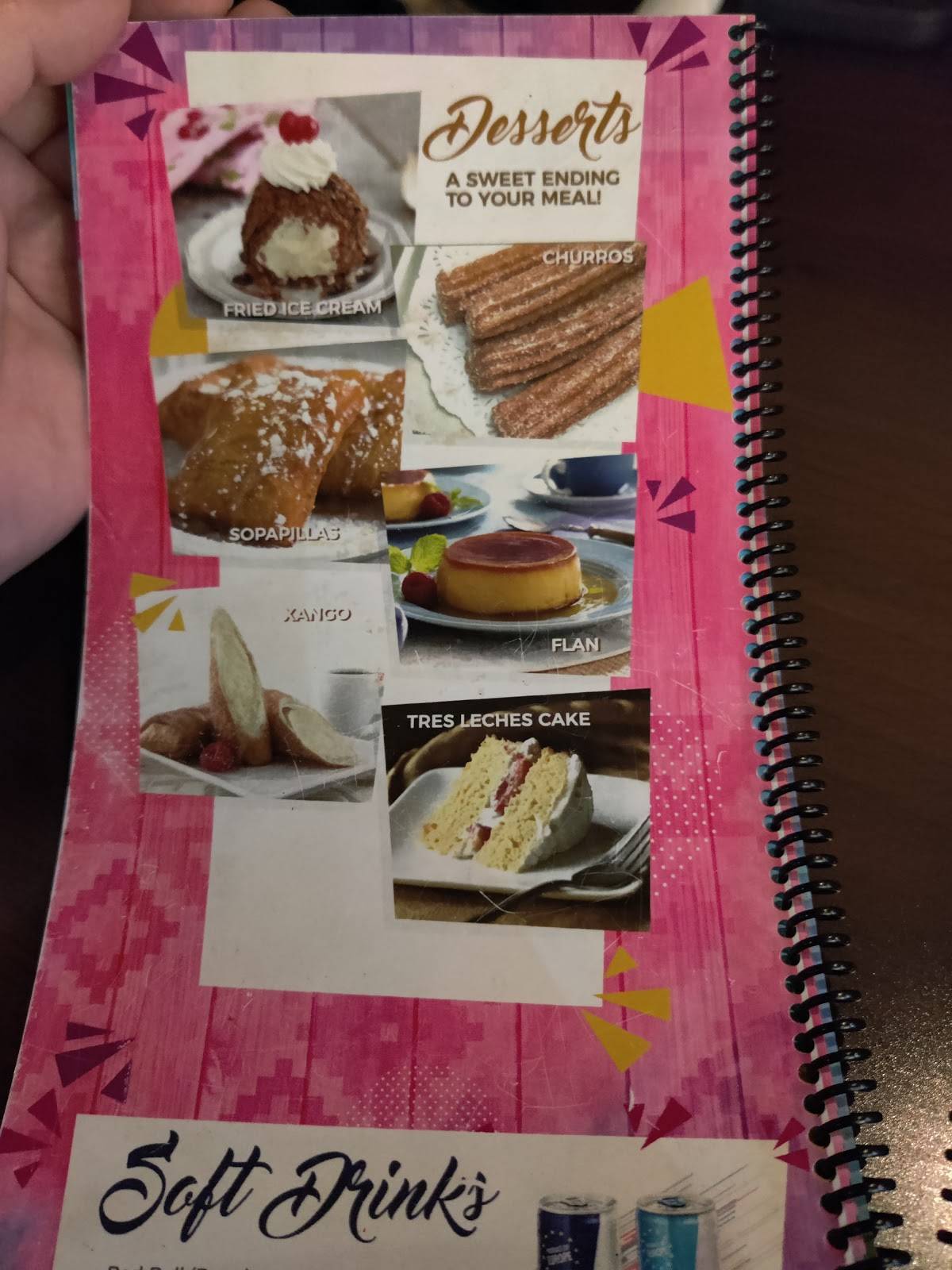 Menu at Plaza Azteca Méxican Restaurant · White Oak, White Oak