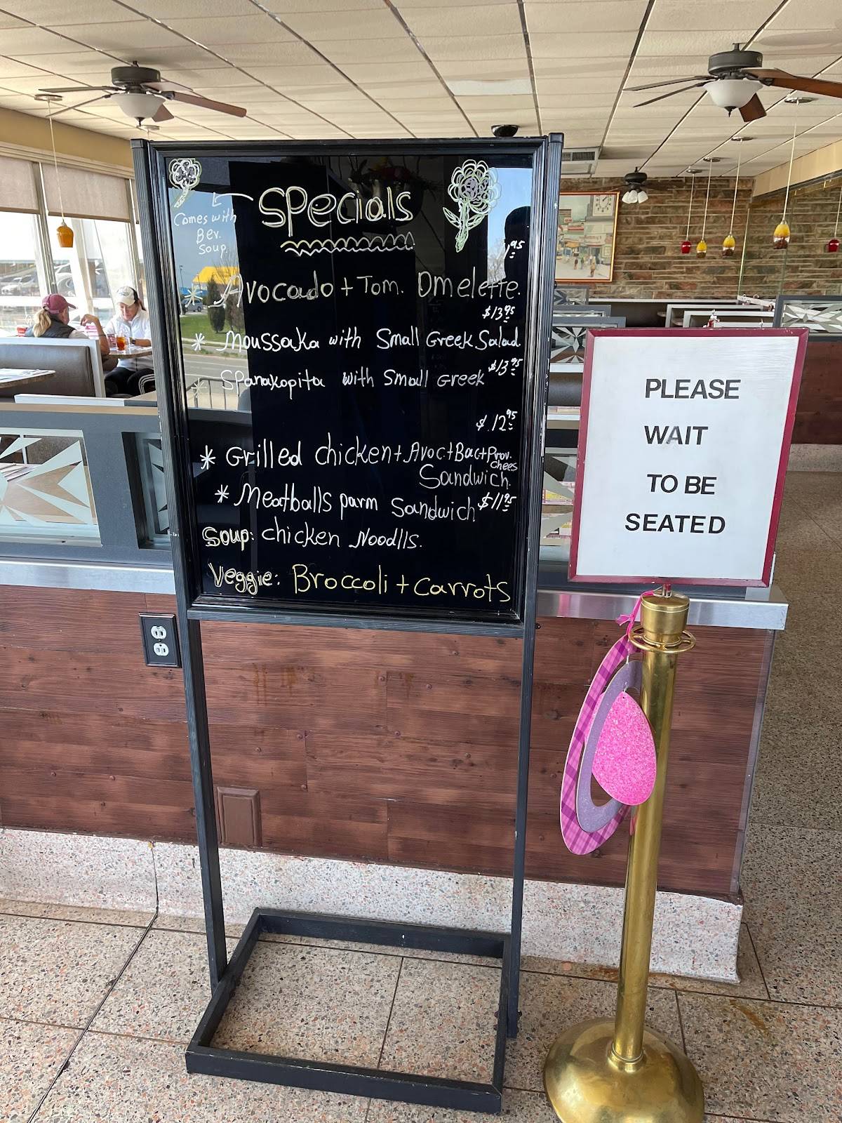 Menu at Point Diner restaurant, Somers Point