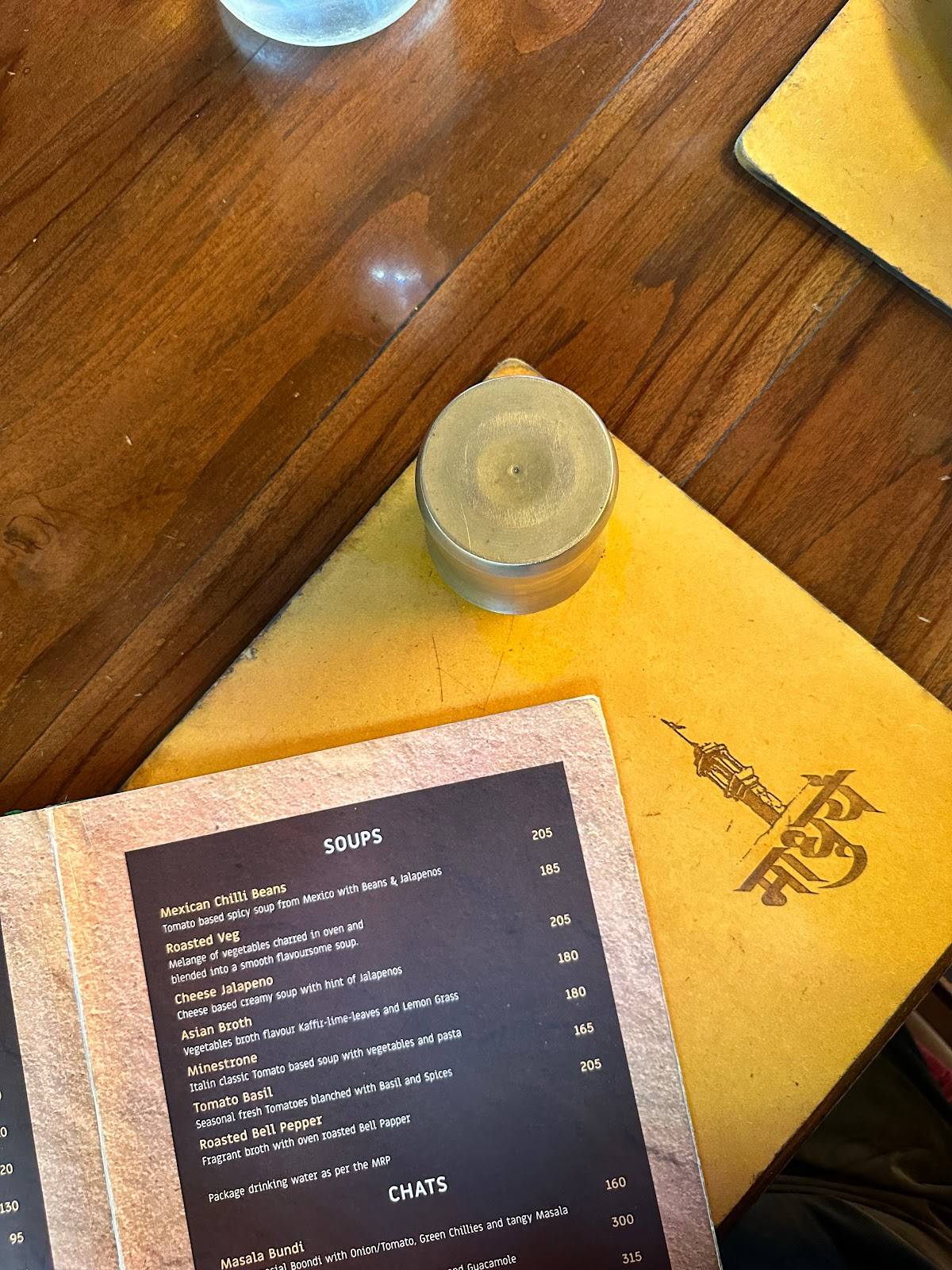 Menu at Rajwadu, Ahmedabad, Nr. Jivraj Tolnaka