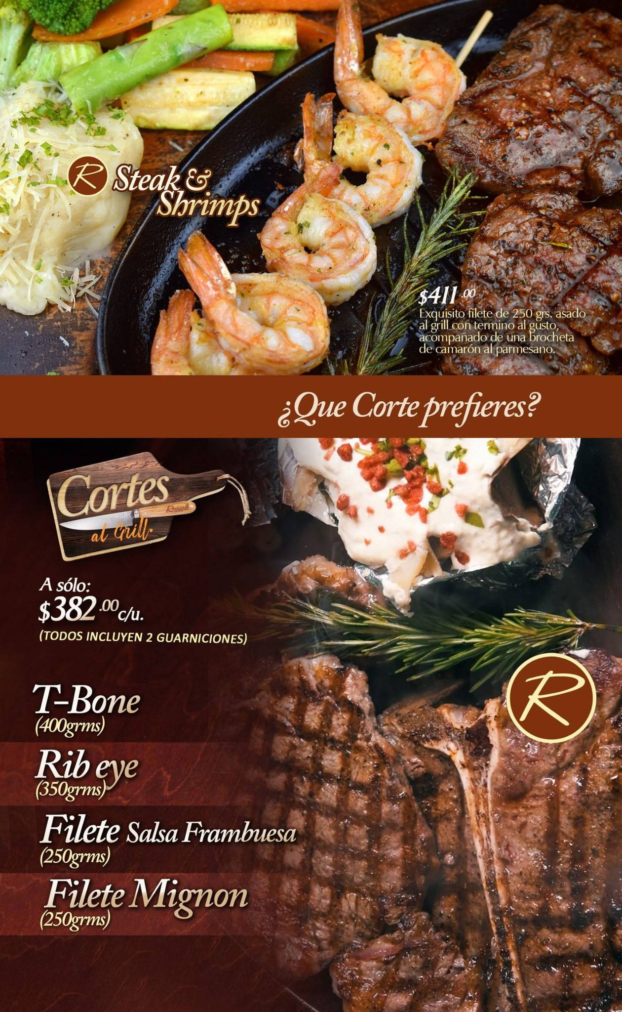 Carta del restaurante Ravizza Ristorante, Mexicali, Blvd. Benito Juárez 1400