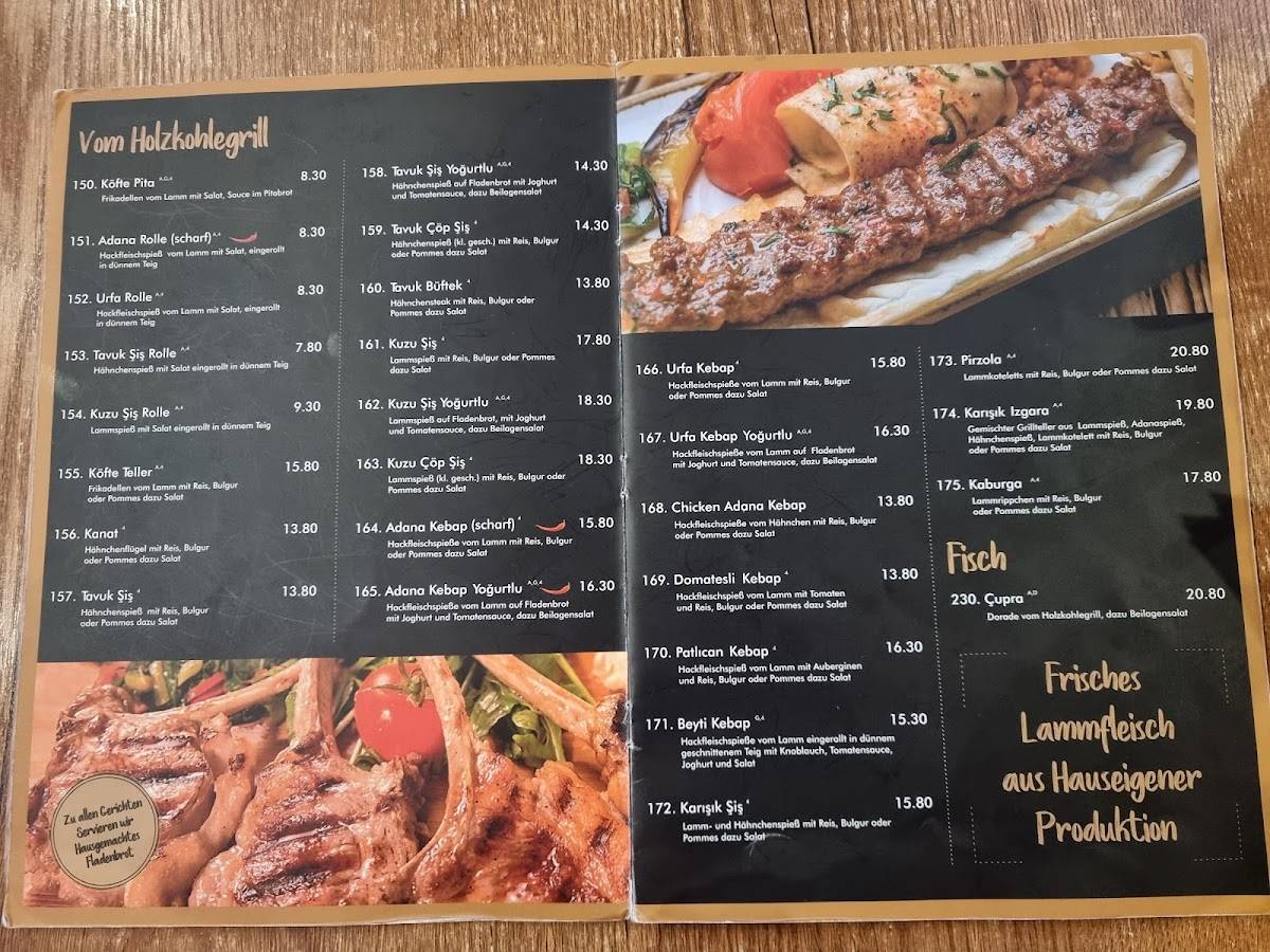 Speisekarte von Restaurant Piro, Bielefeld