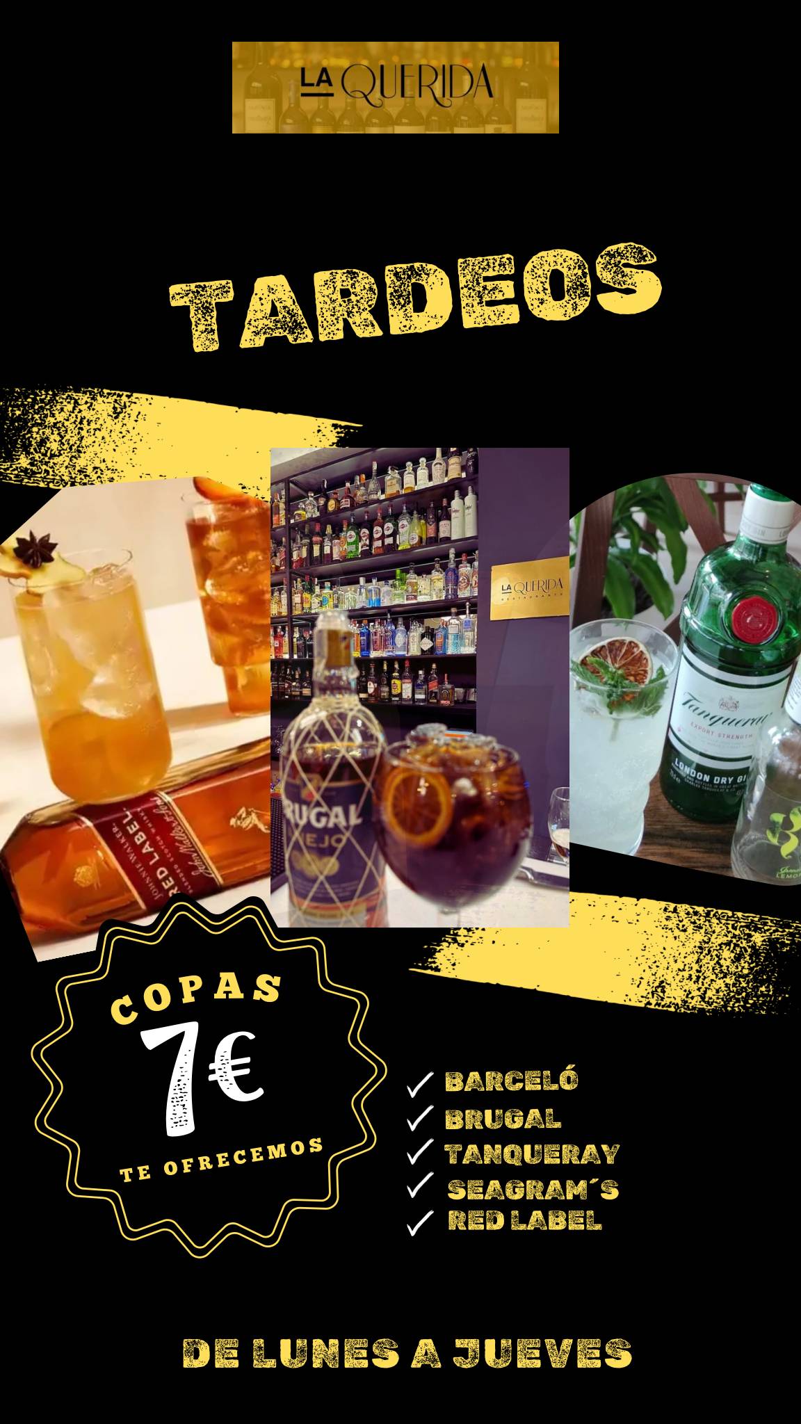 Carta de Restaurante La Querida, Pozuelo de Alarcón