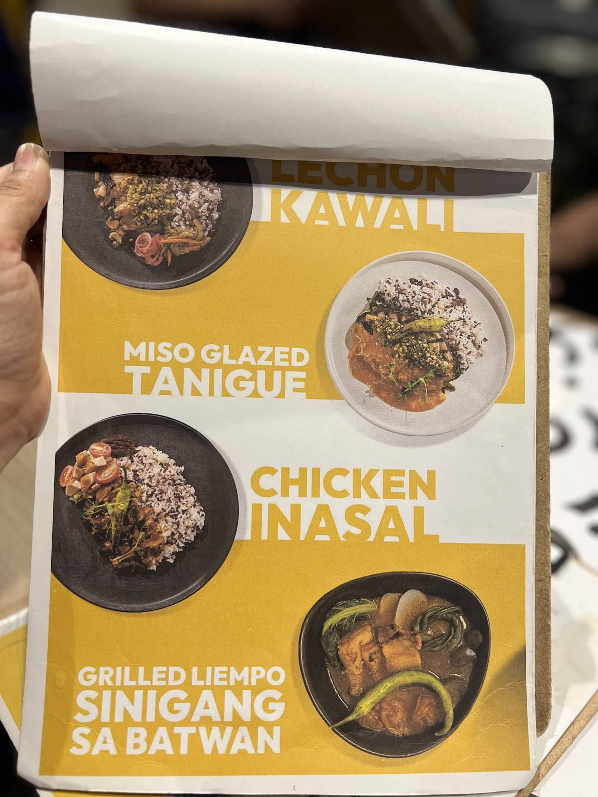Menu at Rogue&Co cafe, Quezon City