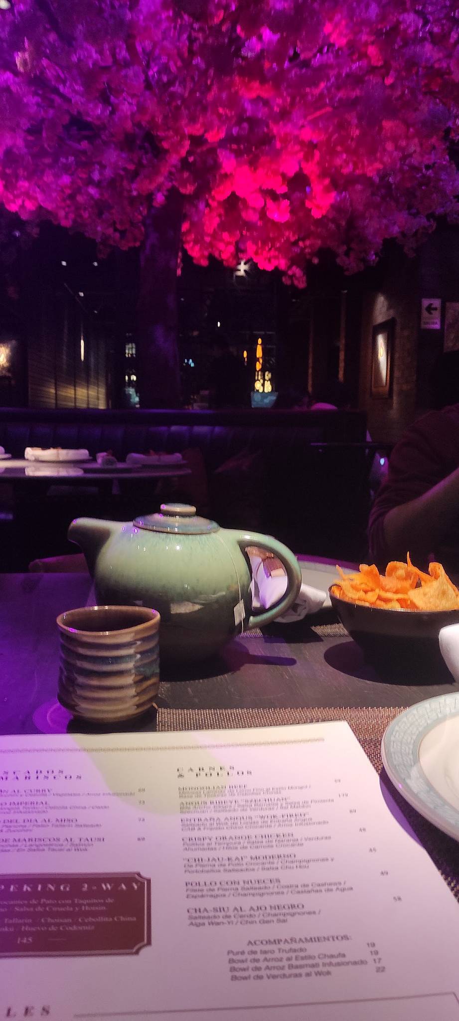 Carta del restaurante Shi-Nua, Lima