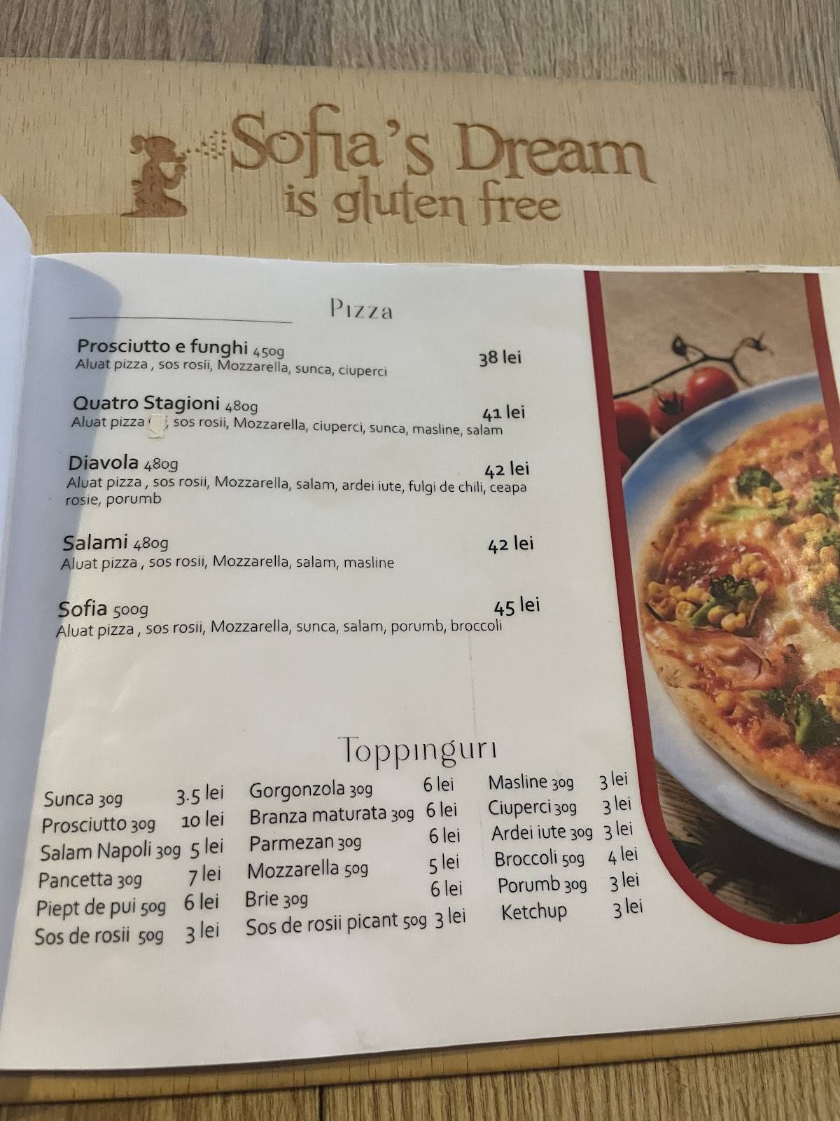 Menu at Restaurant Sofia, Alba Iulia