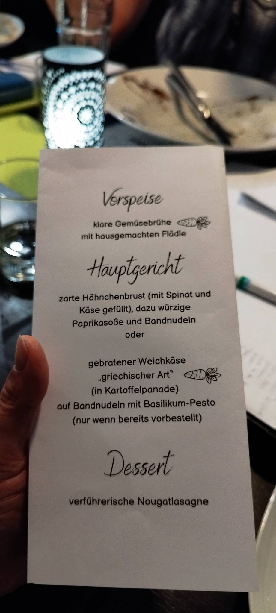 Speisekarte von Stadtgespräch restaurant, Neckarsulm