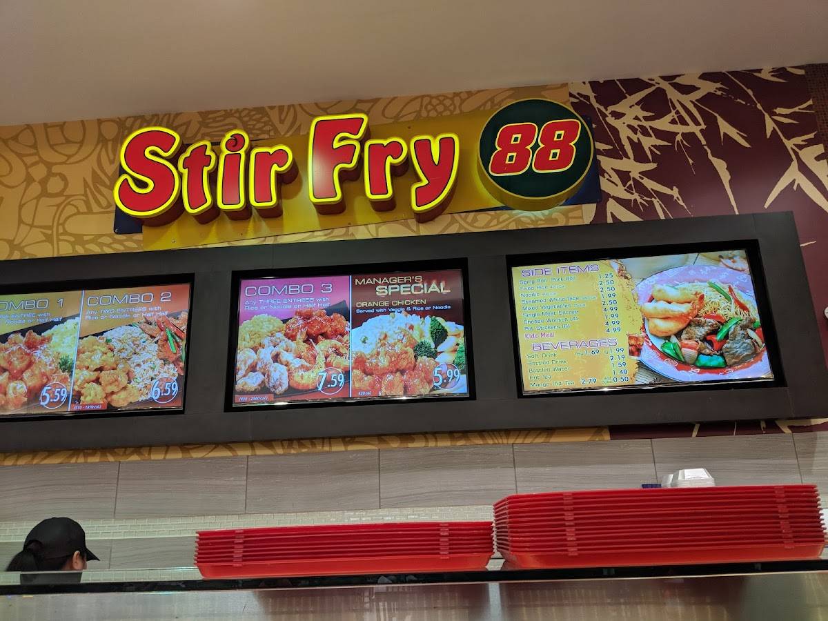 Menu at Stir Fry 88 restaurant, Canton