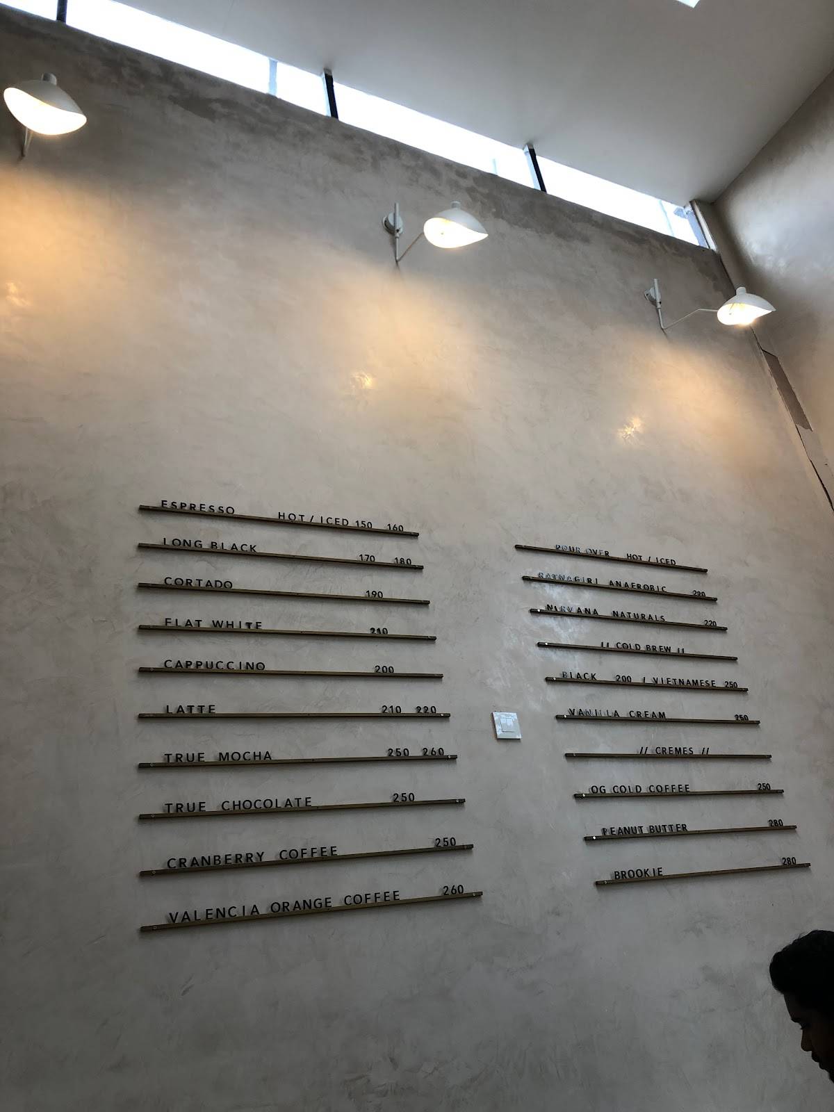 Menu at TRUE BLACK speciality coffee Kompally, Hyderabad, Ruby Block