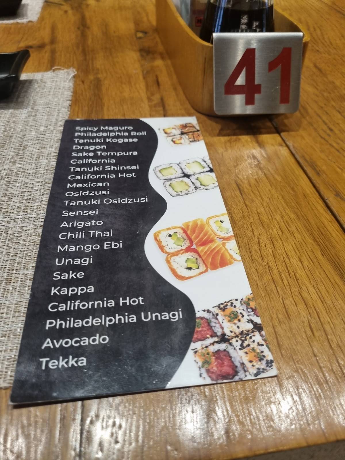 Menu at TANUKI RESTAURANT - DUBAI MALL, Dubai, B The Dubai Mall ...