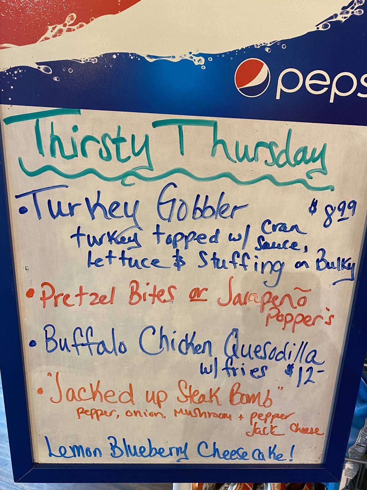 Menu at Ted's Trackside Grill restaurant, Winthrop