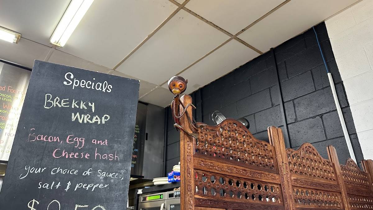 Menu at The Javahut restaurant, Gawler