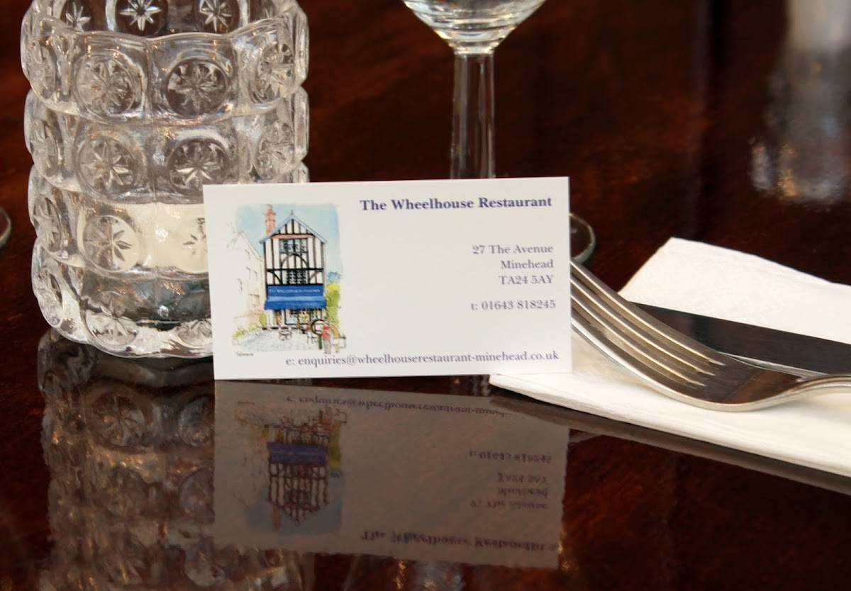 Menu at The Wheelhouse Restaurant, Minehead